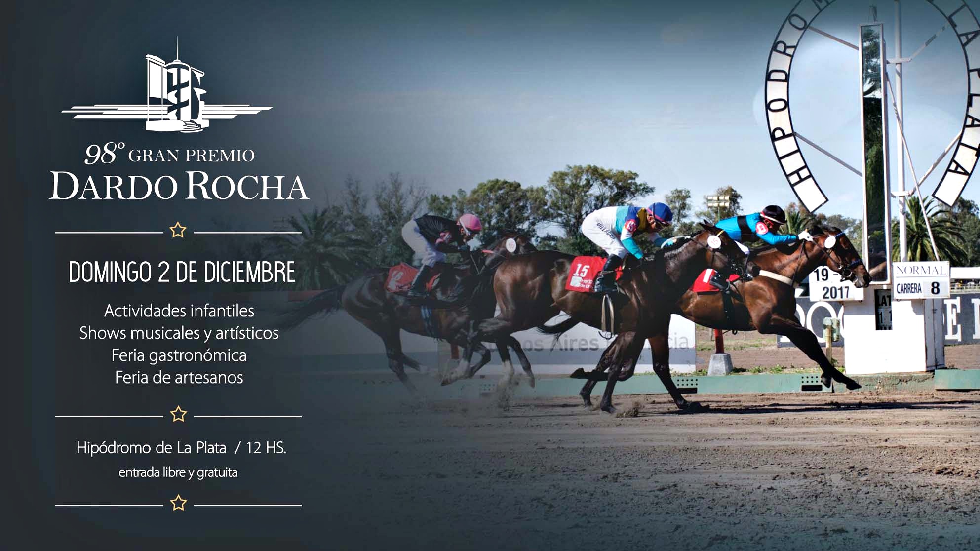 Se corre la 98° edición del Gran Premio Dardo Rocha en el Hipódromo de ...