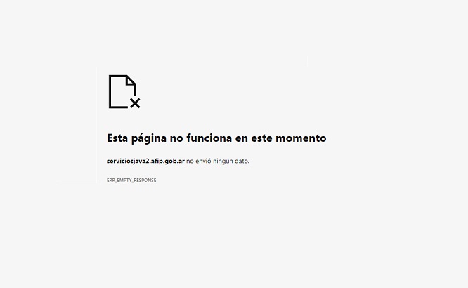La página web de AFIP funciona pésimo y estallaron los memes